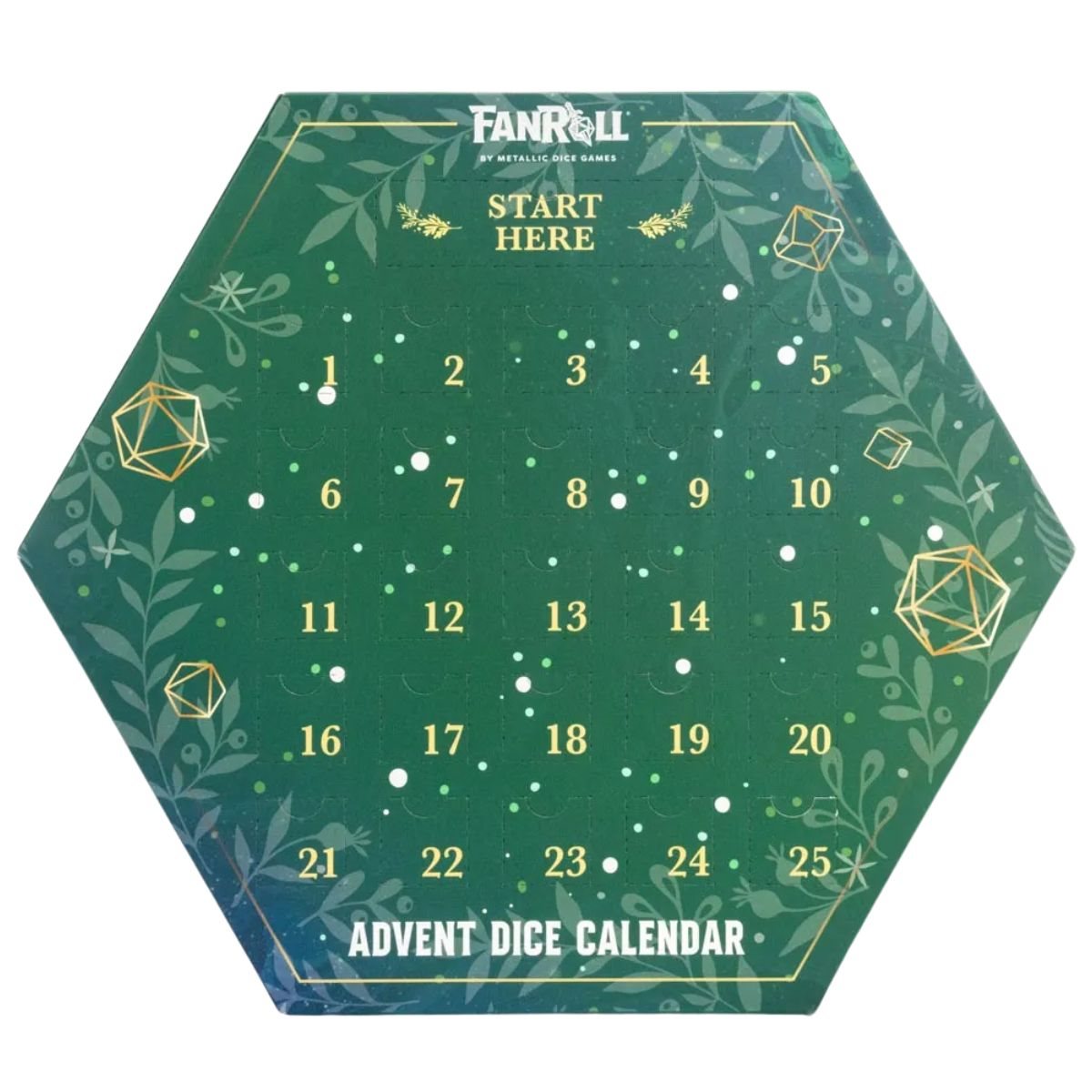 Dice: Advent Calendar: 2025 Fanroll Holiday Dice Advent Calendar ...